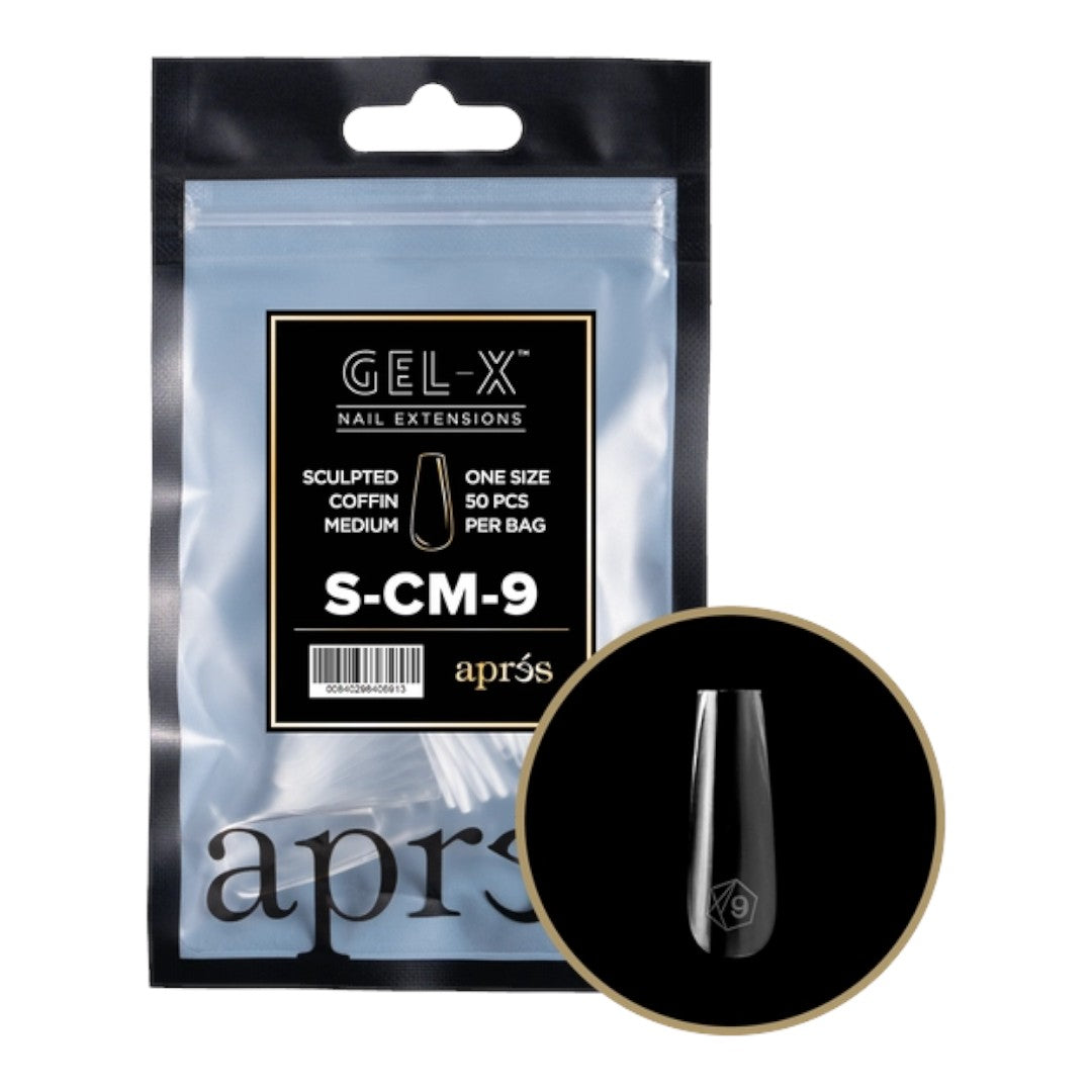Apres_Gel-X_Refill_Tips_-_Natural_Coffin_Medium_50pcs_Size_9_Classique ...