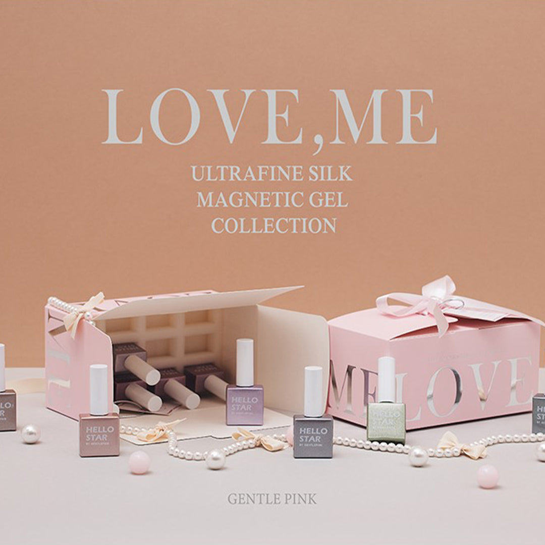 Gentle Pink Love Me Collection - Korean Sheer Magnetic Nail Polish