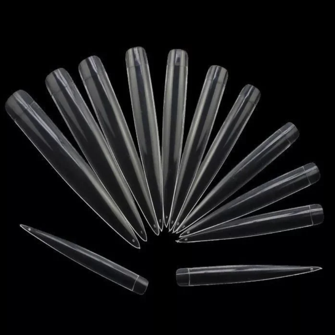 2Guys Acrylic Nail Tips - Extreme Long (XXXX) (Bag of 120)