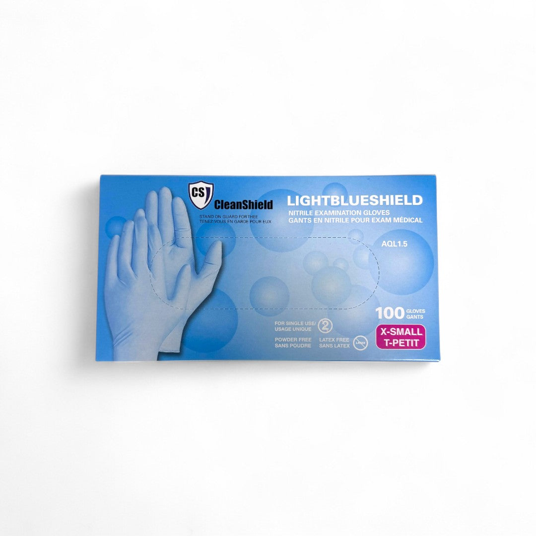 CleanShield_Nitrile_Light_Blue_Gloves_-_Extra_Small_Box_of_100 ...