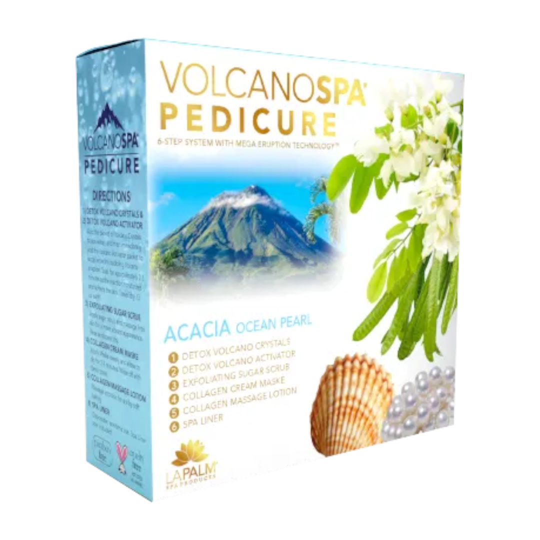 La Palm Volcano Spa Pedicure 6 Step Acacia Ocean Pearl