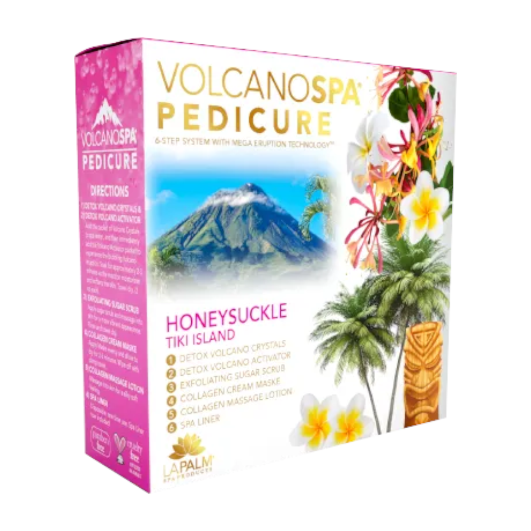 La Palm Volcano Spa Pedicure 6 Step Honeysuckle Tiki Island
