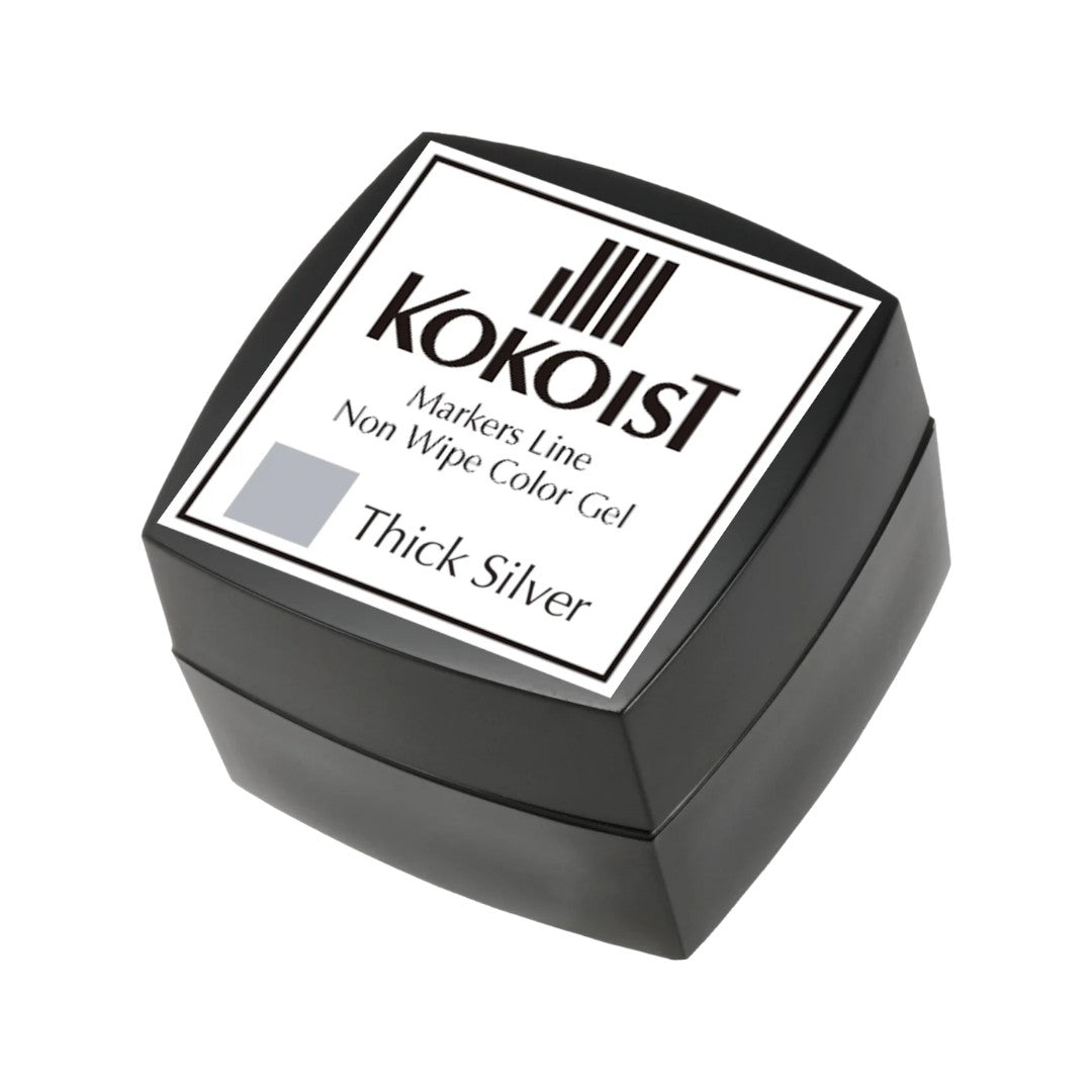 Kokoist Markers Line Non Wipe Color Gel Thick - Silver #ML-04