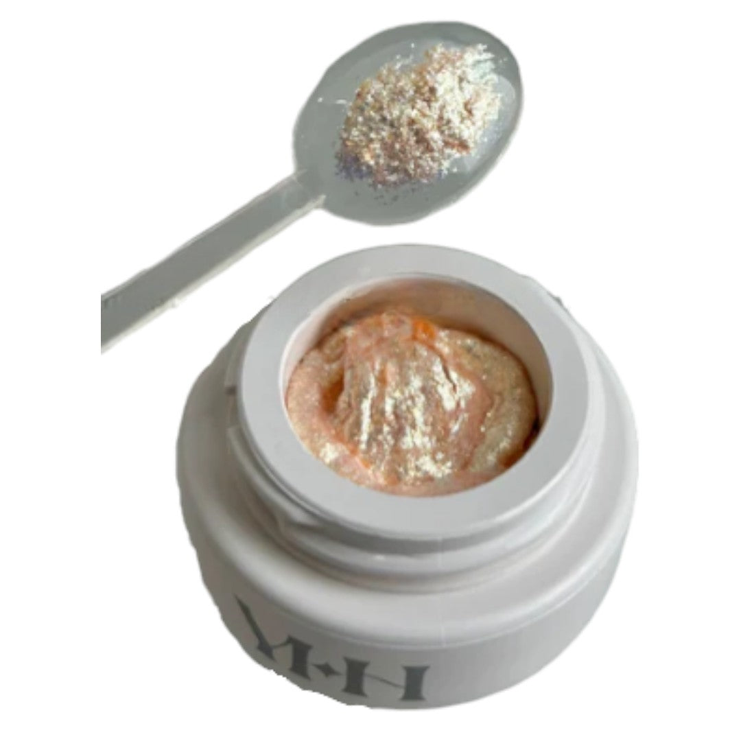 YHH Fairy Powder Cream, Glitter Nail Art Mud Gel F-09