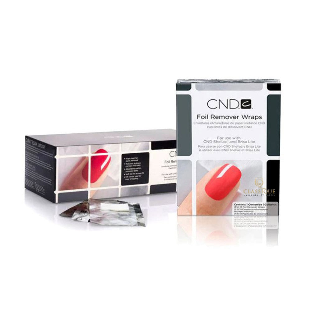 CND - Foil Remover Wraps for Nail Polish Removal 250pcs