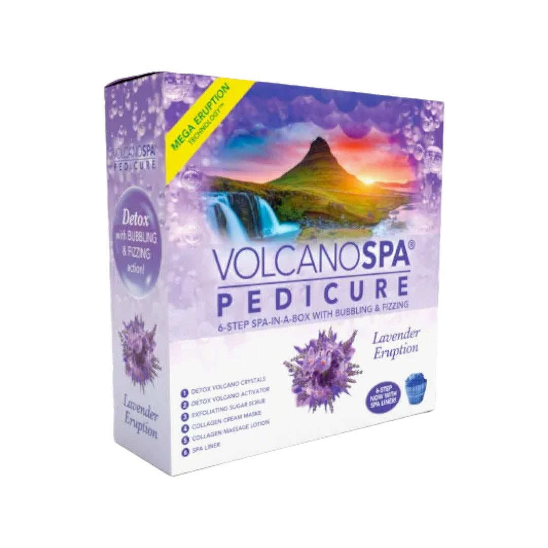 La Palm Volcano Spa 6 Steps Pedicure Kit - Lavender