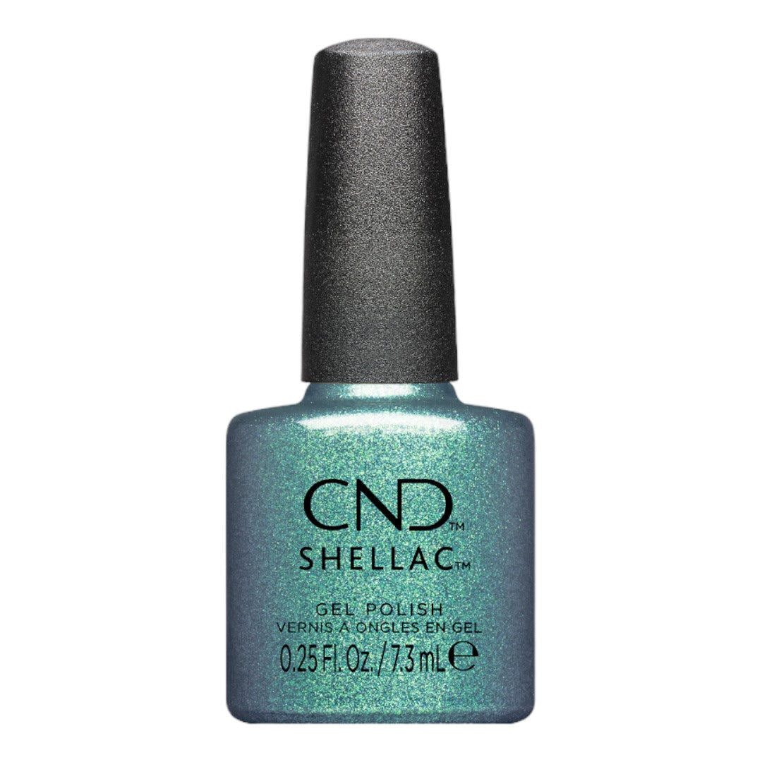 CND Shellac Nail Polish 0.25oz - Teal-Tricity